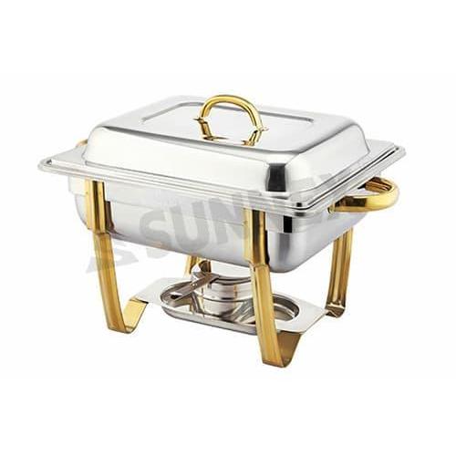 Jual Ready Sunnex Pemanas Half Size Chafing Dish Set Mas / Gold ...
