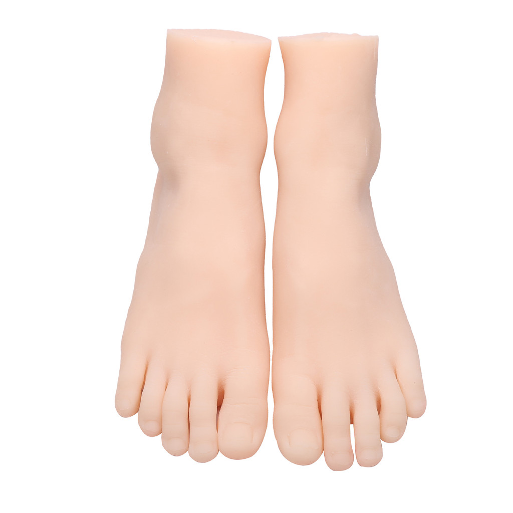 Jual 19cm Little kids girl's real small size simulation foot model ...