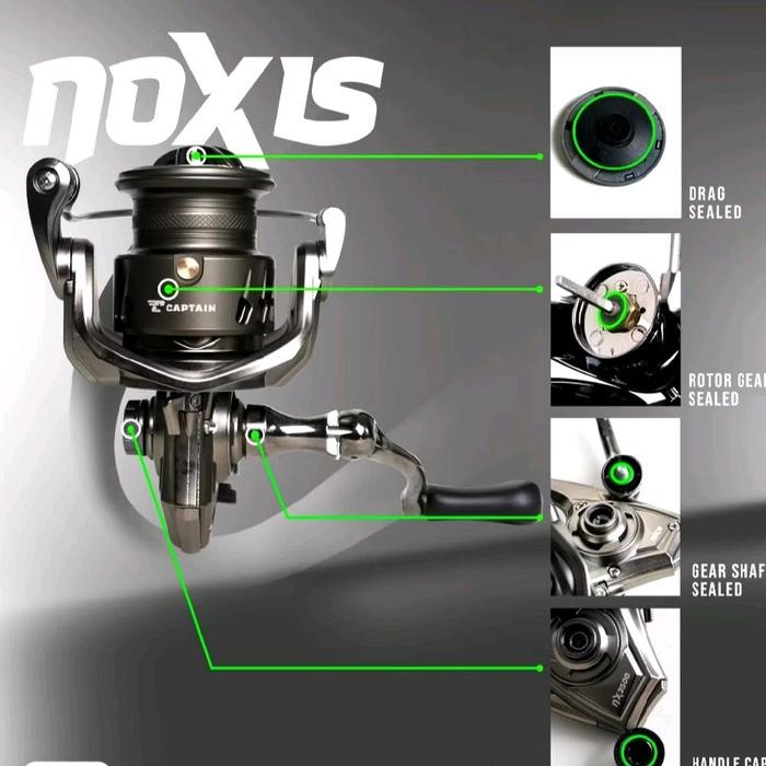 Jual Reel captain noxis terbaru reel galatama galapung dan mancing ...