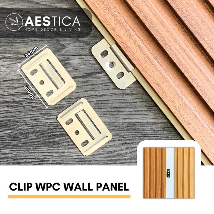 Jual Clip Braket WPC Wall Panel dan Wallboard / Klip Cantolan Besi ...