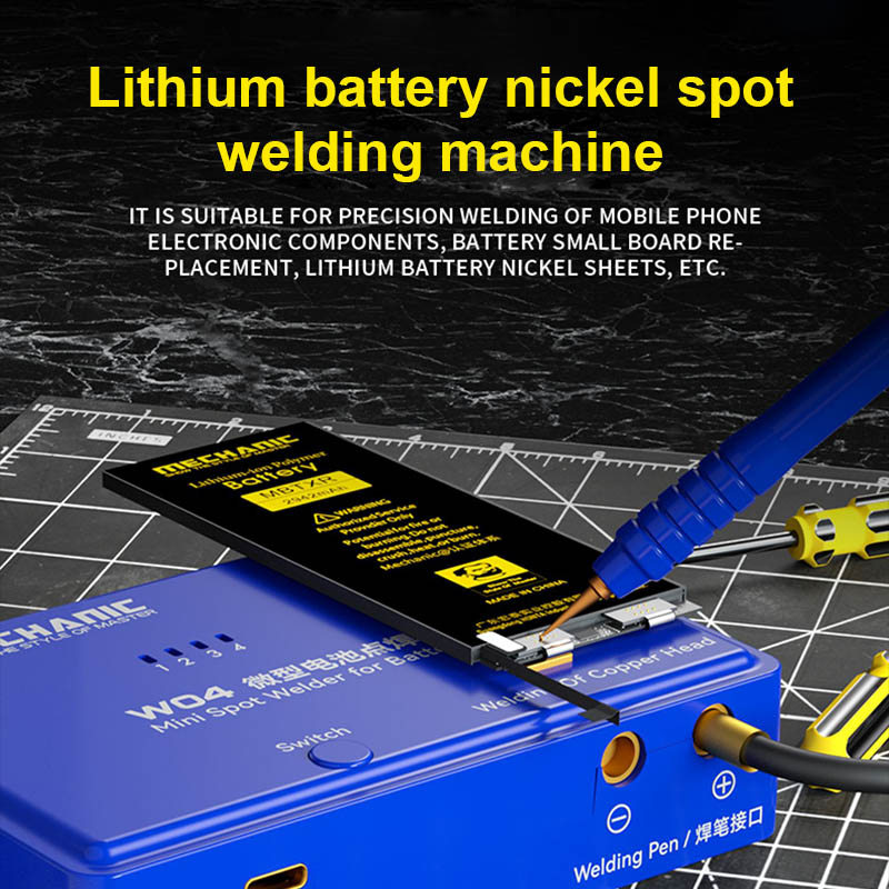 Jual MECHANIC W04 Micro Battery Spot Welder with Four Gears for Phone ...