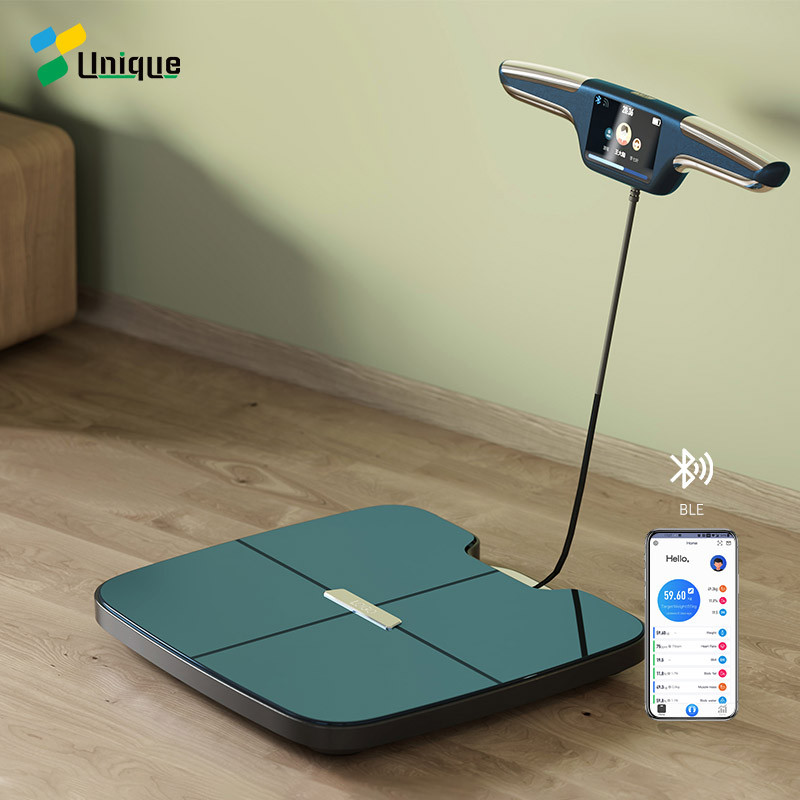 Jual Custom Wifi Bmi Scale Bathroom Bluetooth 8 Electrodes Scale ...