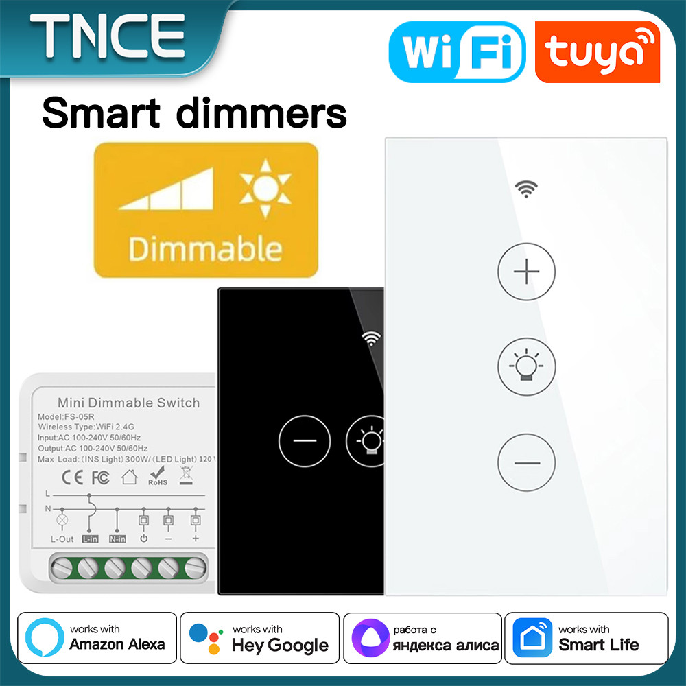 Jual TNCE Tuya wifi Dimmer ZigBee Module Supports 2 Way Control LED ...