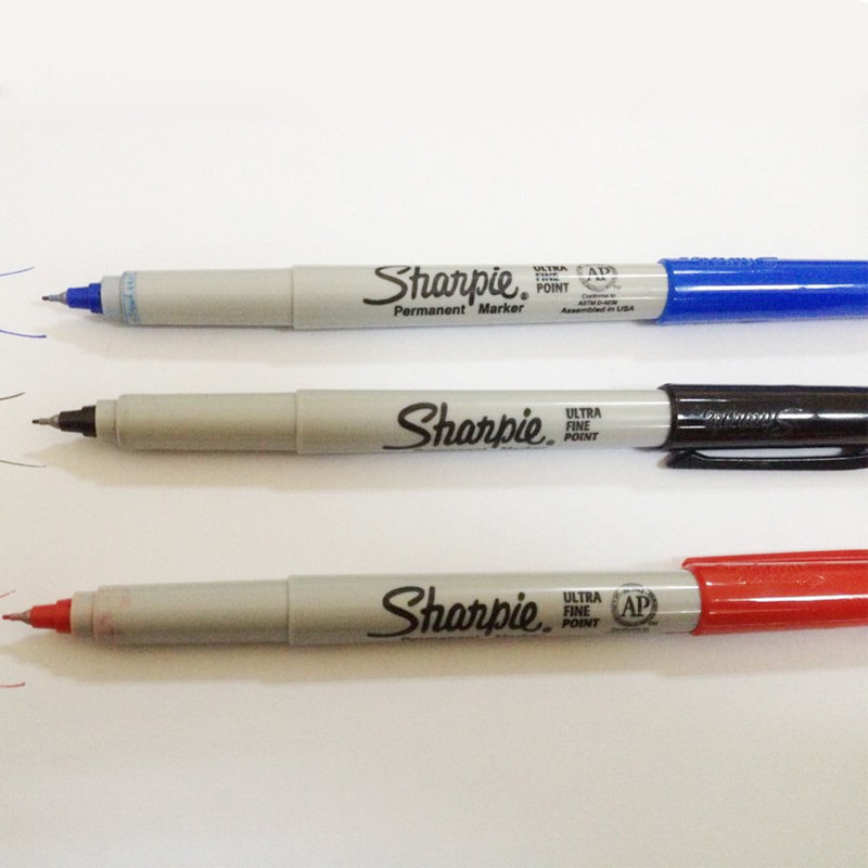 Jual Sharpie 37002 Permanent Marker Ultra Fine Point Oil Waterproof Ink ...