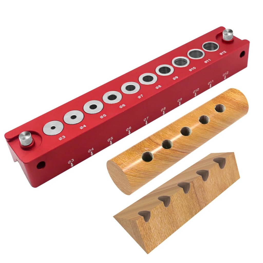 Jual Woodworking 3mm-12mm Self Centering Dowel Jig - Vertical Drilling ...