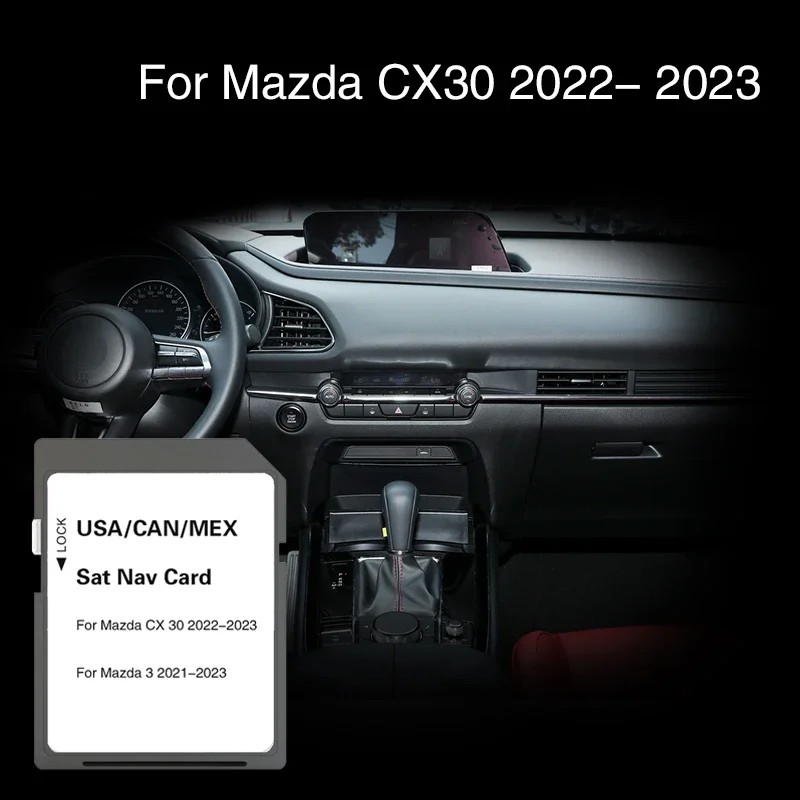 Jual SD Card for Mazda CX-30 2022 2023 Vehicle USA CAN MEX GPS Maps ...