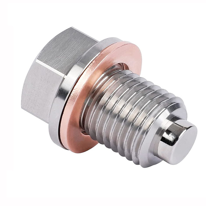 Jual M14 X 1.5 M12 M16 M18 M20 Magnetic Stainless Steel Oil Drain Plug ...