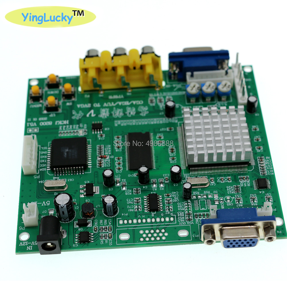 Jual Free Shipping 2pcs Arcade Game RGB TO VGA Converter PCB HD Arcade ...