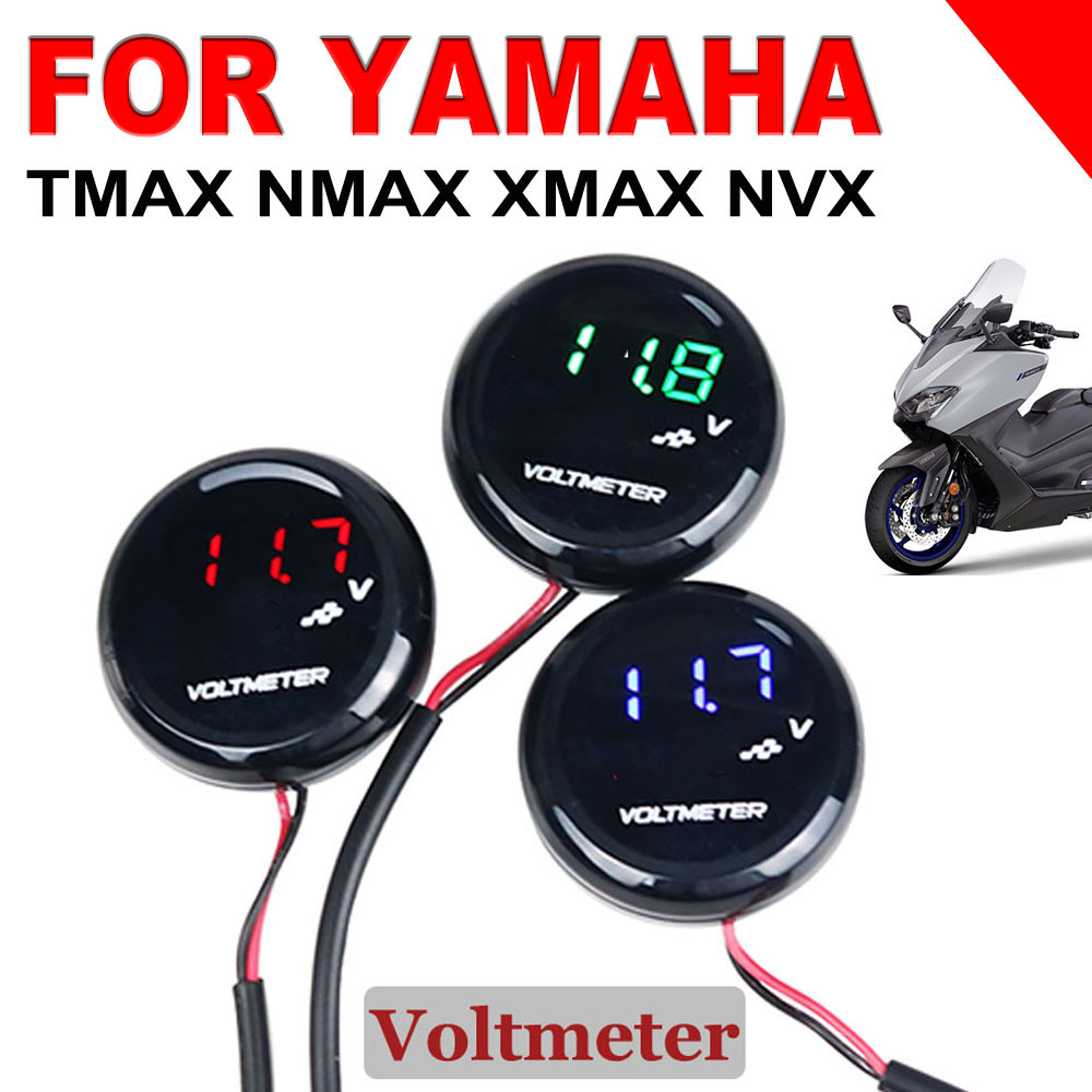 Jual Motorcycle Voltmeter Digital Voltage Display Meter Volt Gauge ...