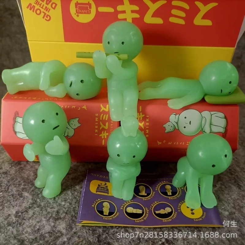 Jual Smiski Blind Box Toy Elf Bathroom Fitter Ornaments For Kids Gifts ...