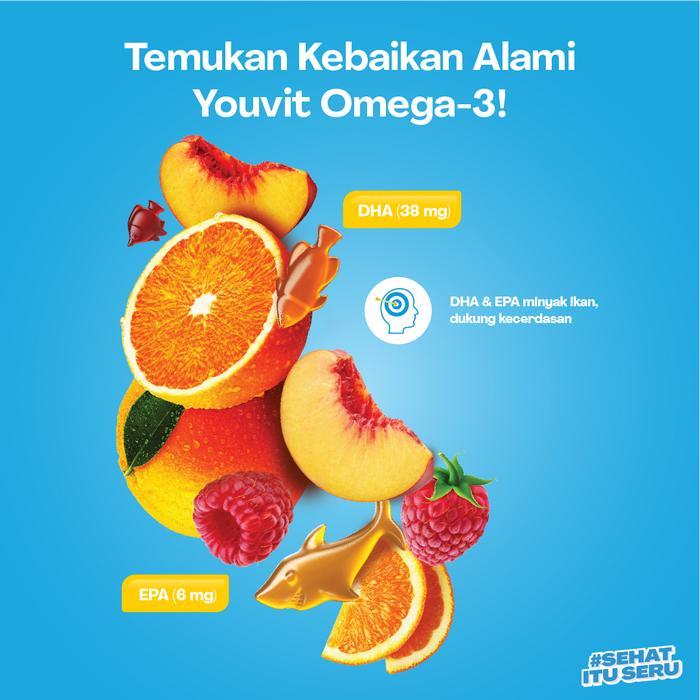 Jual SS- Youvit Omega 3 Anak 21 Hari (3 Sachet) Dengan Minyak Ikan, Dha ...