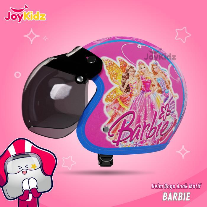 Jual Helm Anak Bogo Karakter Barbie Usia 2 3 4 5 6 Tahun | Shopee Indonesia