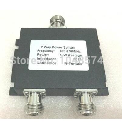 Jual 698~2700MHz Splitter 2 Way N Female Splitter Power Divider for 2G ...