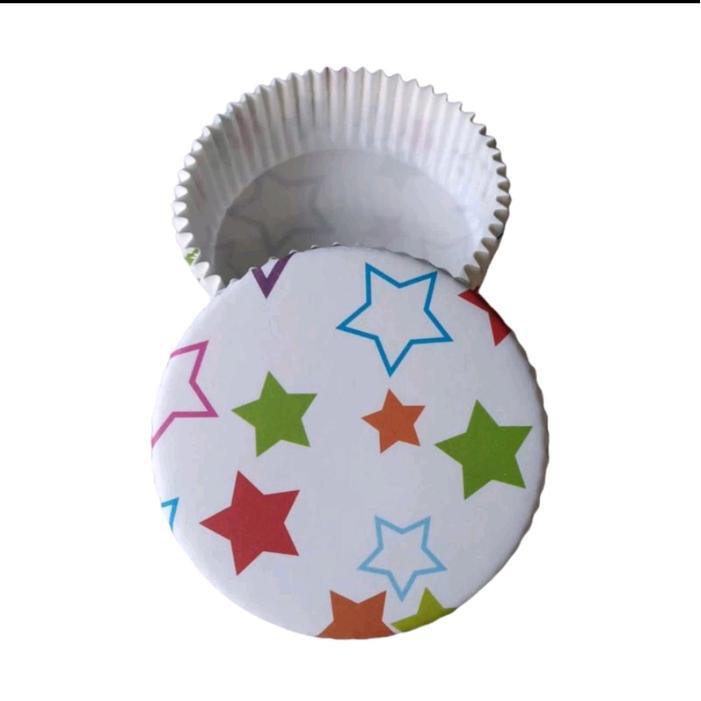 Jual Cup bulat laminasi 8 cm isi 200 pcs(happy star) | Shopee Indonesia