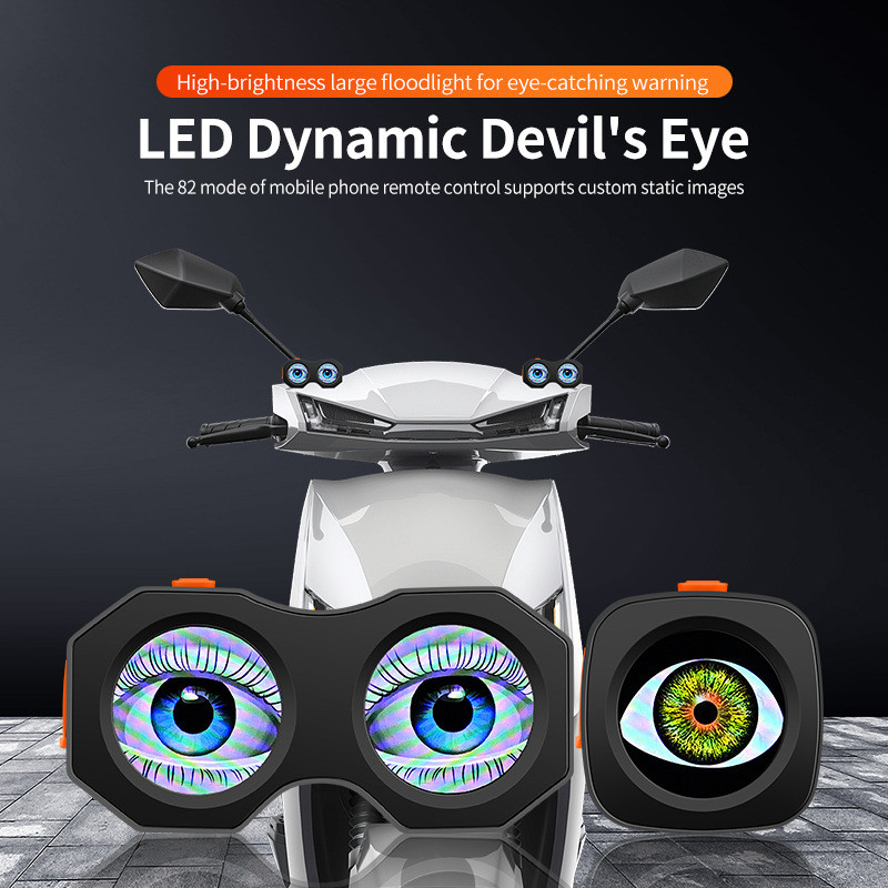 Jual Devil'S Eye Lamp Motorcycle Electric Rear Light Rear Mirror ...