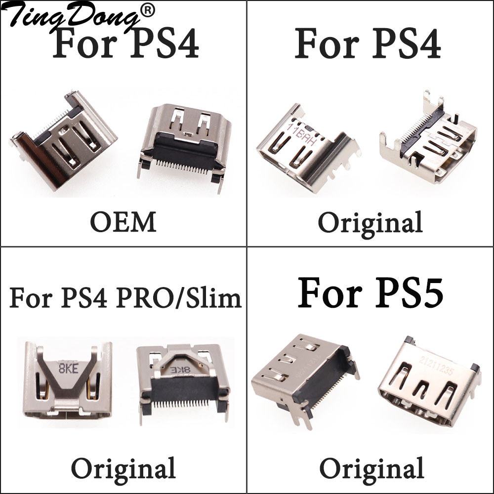 Jual 1x For Sony PS5 For PS4 Pro Slim HDMI Jack Port Socket Interface ...
