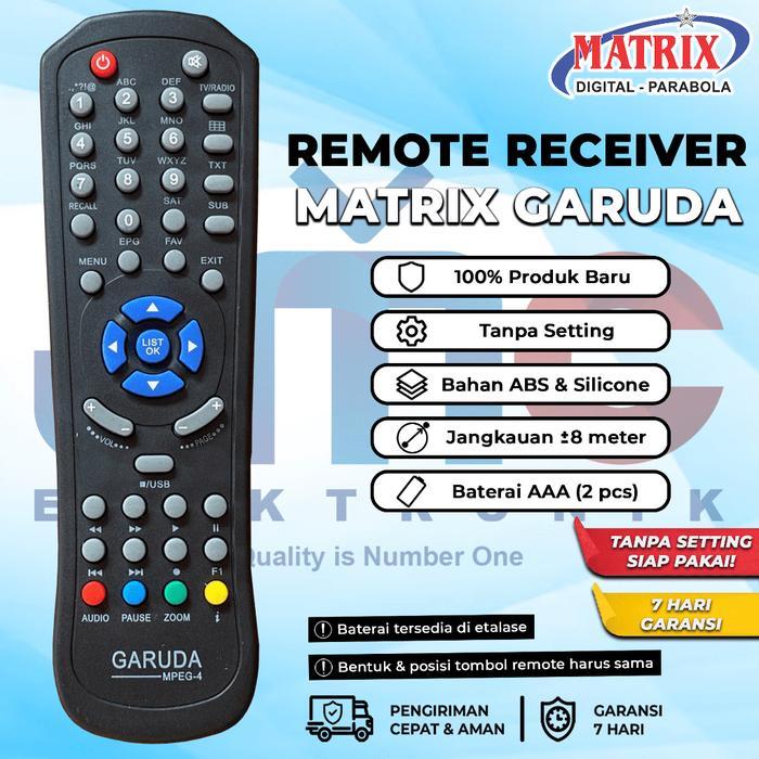 Jual New Remote Remot Receiver Parabola Matrix Garuda Burger S2 Next ...