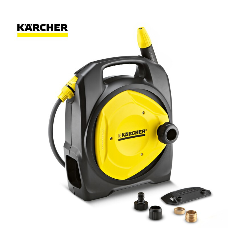 Jual KARCHER Household watering water gun hose coil water pipe storage ...