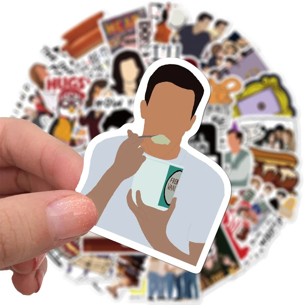 Jual 10/50/100pcs New TV Series Friends Graffiti Waterproof Sticker ...
