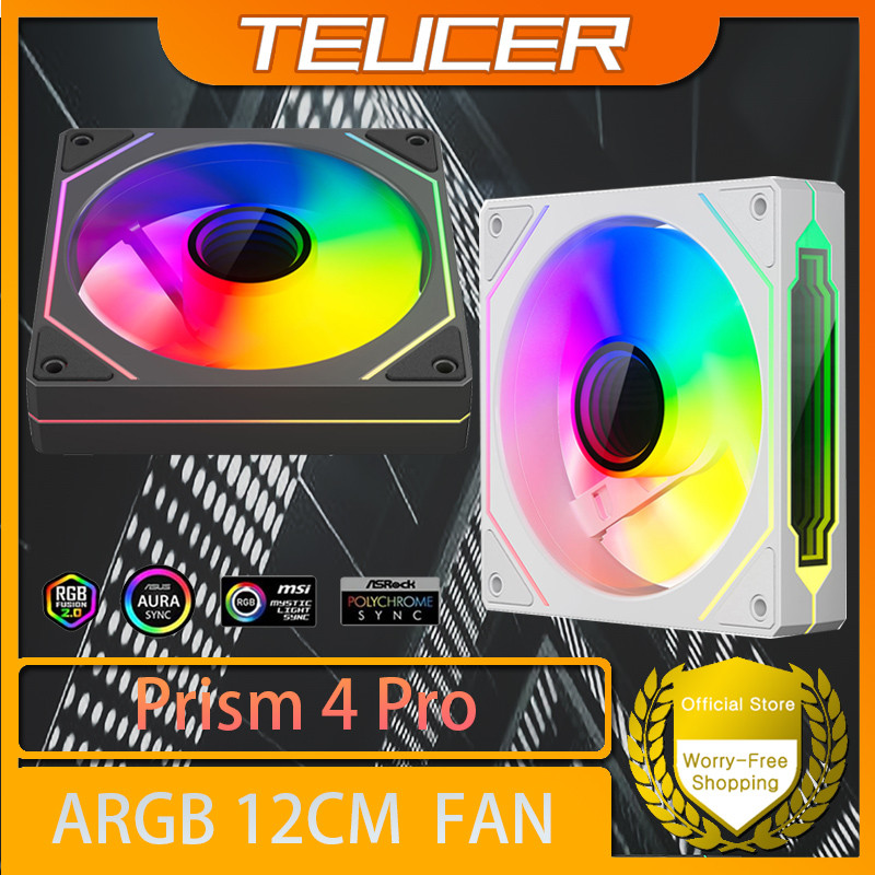 Jual Teucer Prism 4 Pro Computer Chassis Fan Pc Cooling 5V3Pin Argb ...