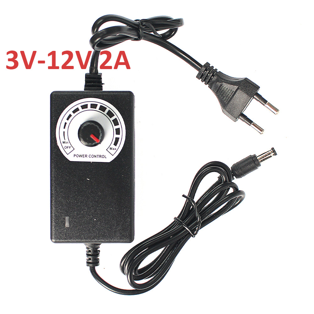 Jual Adjustable Power Supply Converter Dc 3V 5V 9V 12V 24V 36V 2A 220V ...