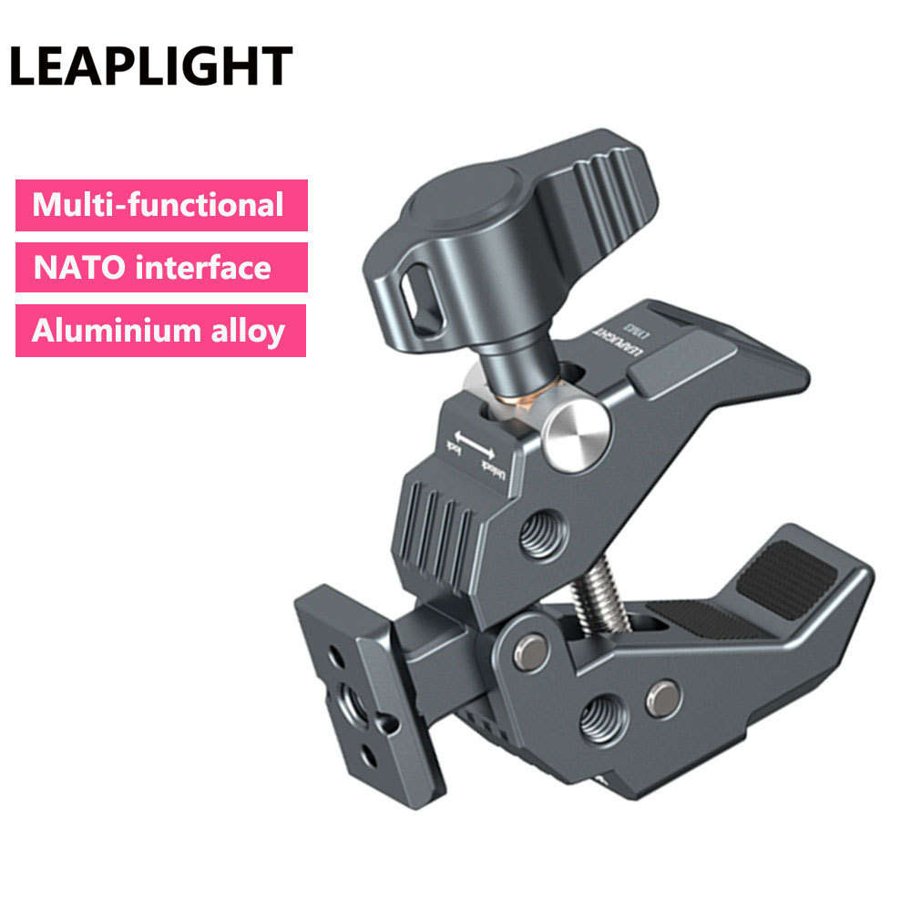 Jual LEAPLIGHT Multi-functional Super Clamp with NATO Base Powerful ...