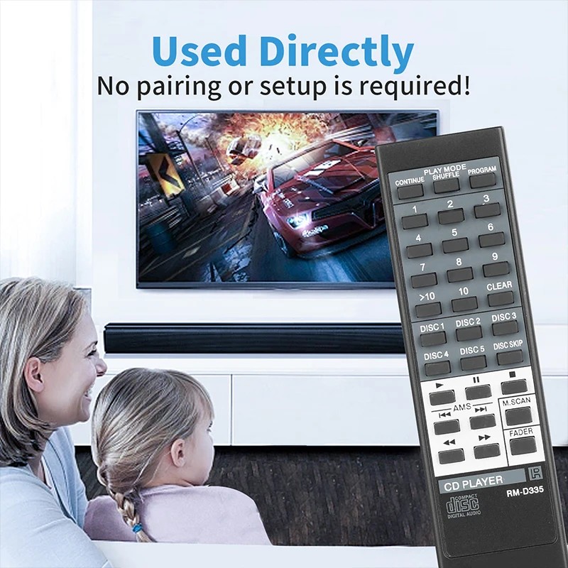 Jual Rm-D335 Remote Control For Sony Cd Player Component System Cdp-C365 Cdp-C345 Cdp-C335 ...