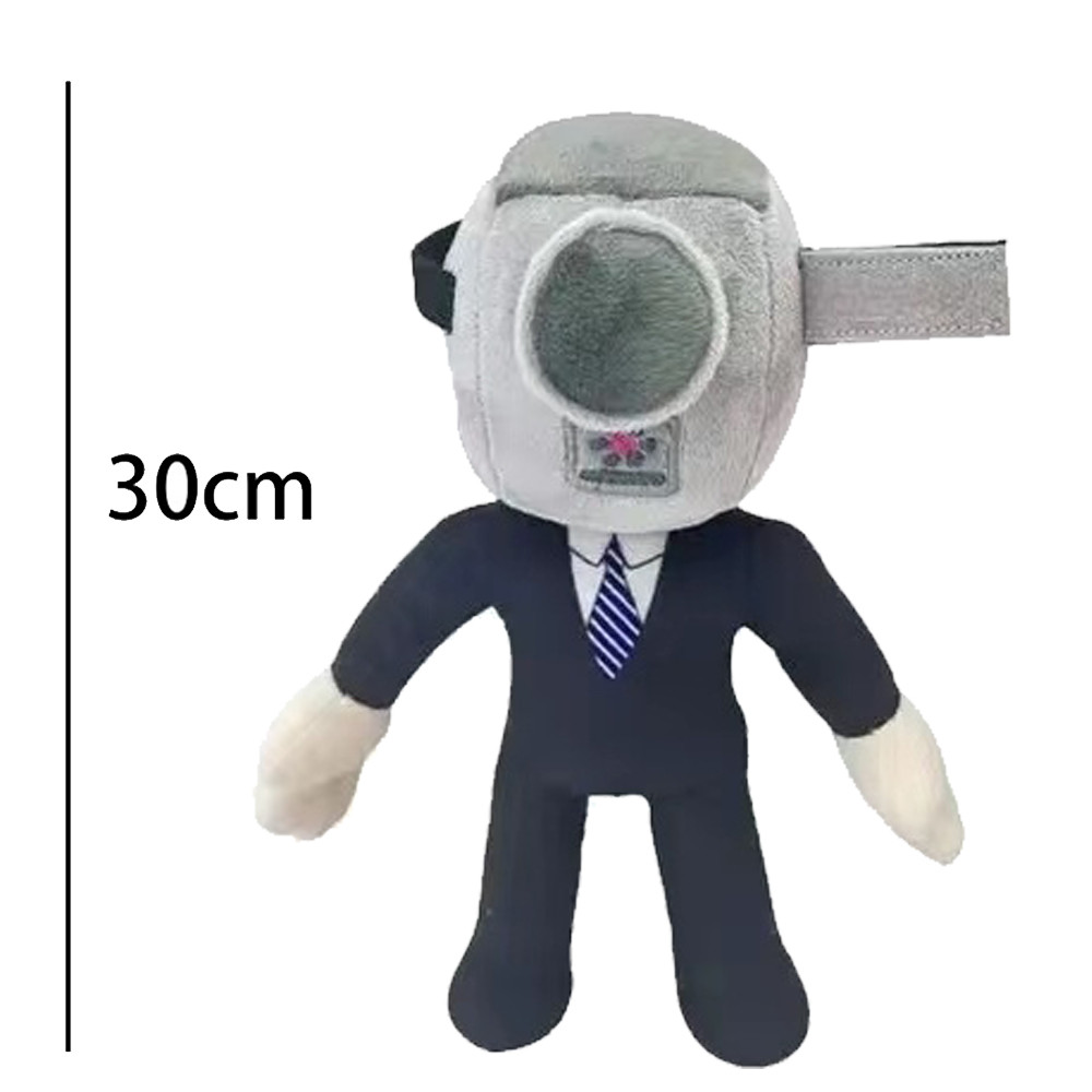 Jual 4/5/6/8pcs Skibidi Toilet Plush titan tv man TV plush Camara ...