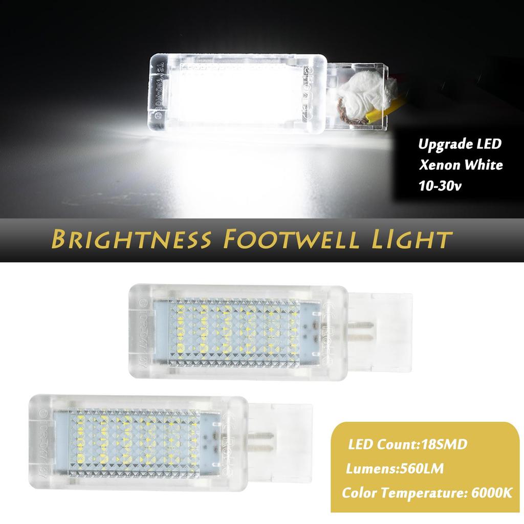 Jual LED Footwell Light Luggage Compartment Glove Box Lamps For Seat ...