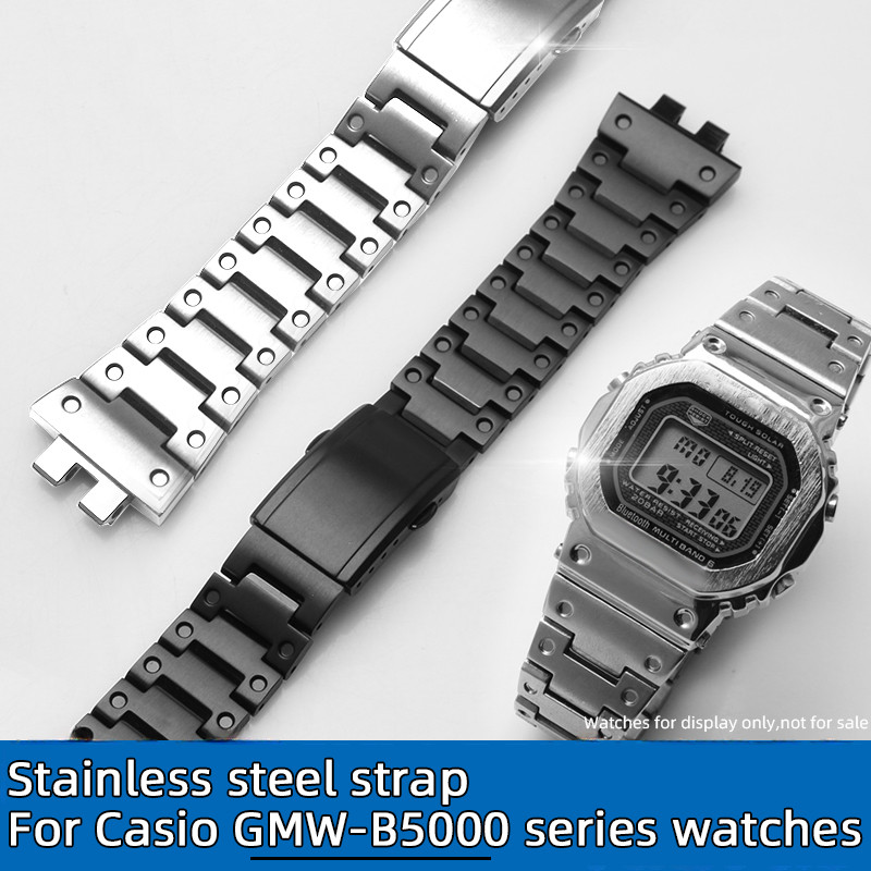 Jual Gmwb5000 Case+Strap Metal Kit For G-Shock 3459 Casio Small Sier ...