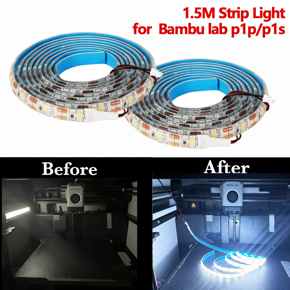 Jual FLASH SALE Lampu LED Strip untuk Bambu Lab P1P P1S X1C 3D Printer ...