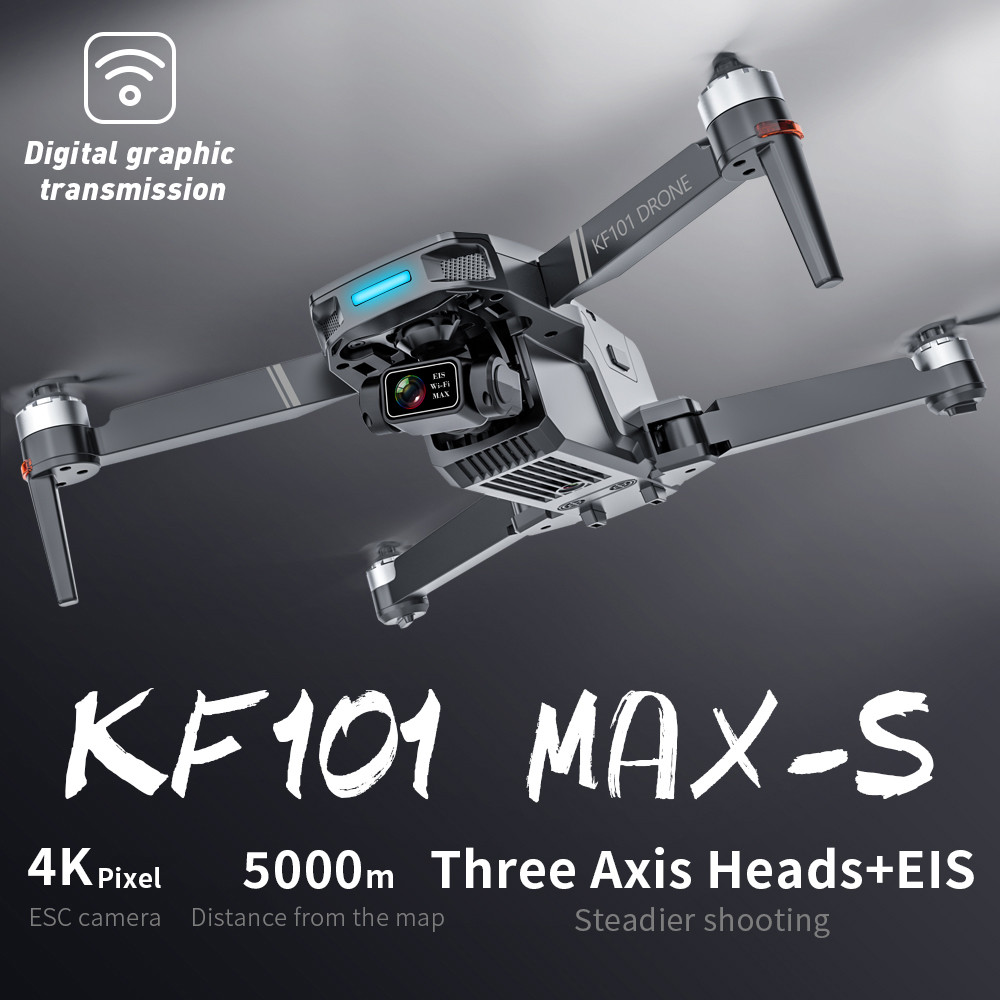 Jual KF101 MAX S GPS Drone 4K Camera 3-Axis EIS Gimbal FPV RC ...