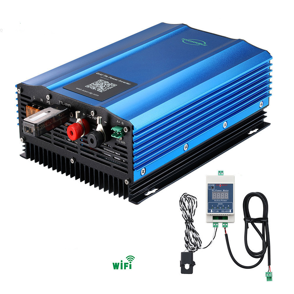 Jual 1200W Grid Tie Inverter with limiter,WIFI APP Remote Control ...
