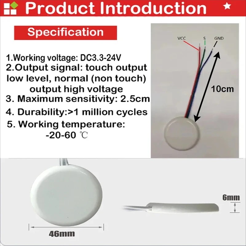 Jual Digital Capar Touch Sensor Switch Ule, More Stable Arduino Smart ...