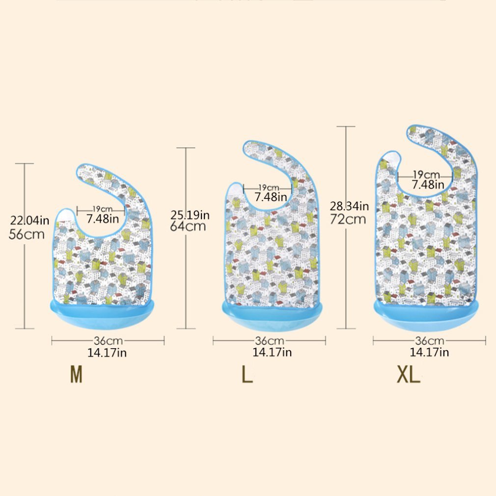 Jual Bibs For Old People Eating Waterproof And Leak-proof Saliva Towels ...