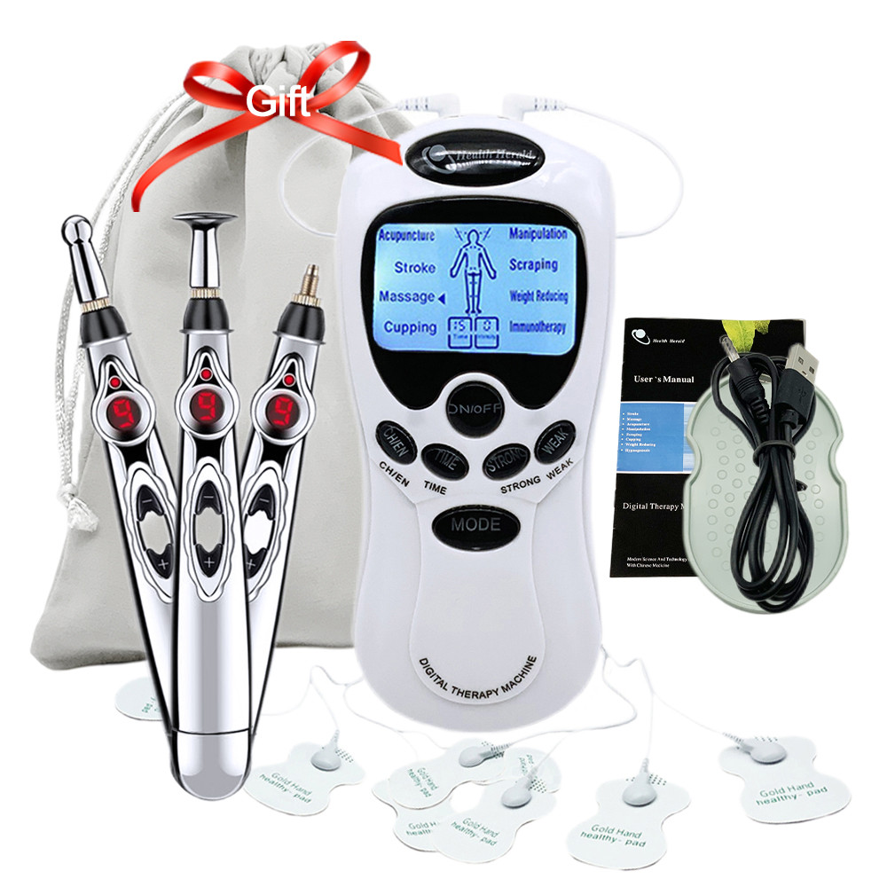 Jual Tens Nerve Stimulator Machine Body Massager Electro EMS Muscle ...