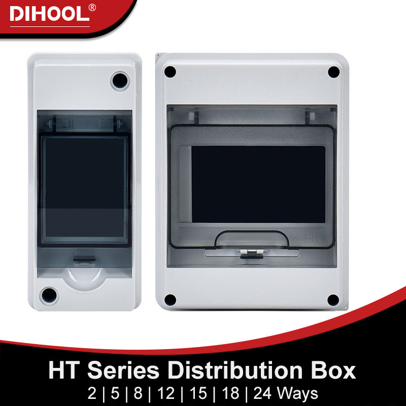 Jual HT Series Outdoor Waterproof Electrical Distribution Box 2/5/8/12 ...