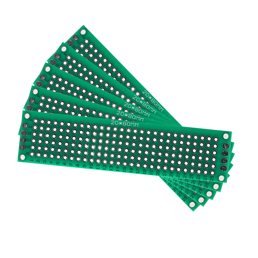 Jual Universal PCB Circuit Protoboard Double Sided Breadboard 2*8CM ...