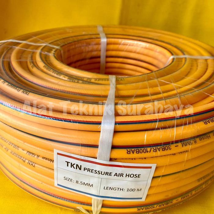 Jual Do- SELANG KOMPRESOR ANGIN TKN 100 M METER KUNING 8.5 MM 30 BAR ...