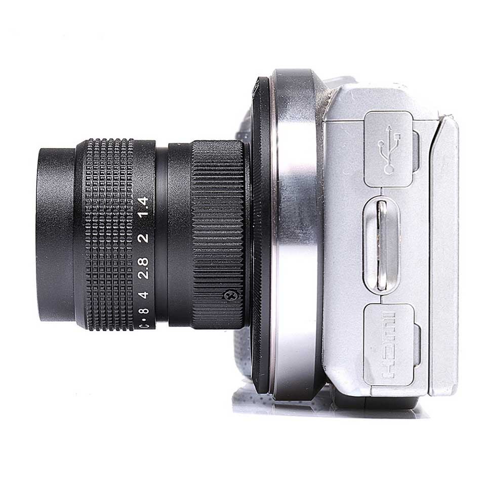 Jual Fujian 50mm CCTV Camera Micro Lens TV Movie Fixed Clear Focus F1.4 ...