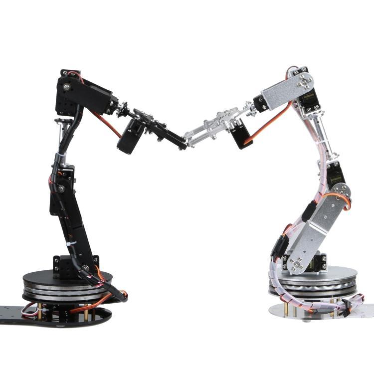 Jual 6 DOF Robotic Arm with MG996 180/360 Degree Rotating Base for ...