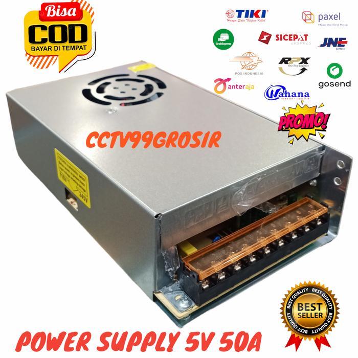 Jual Switching Power Supply Psu 5V 50A High Quality 5 Volt 50 Ampere ...