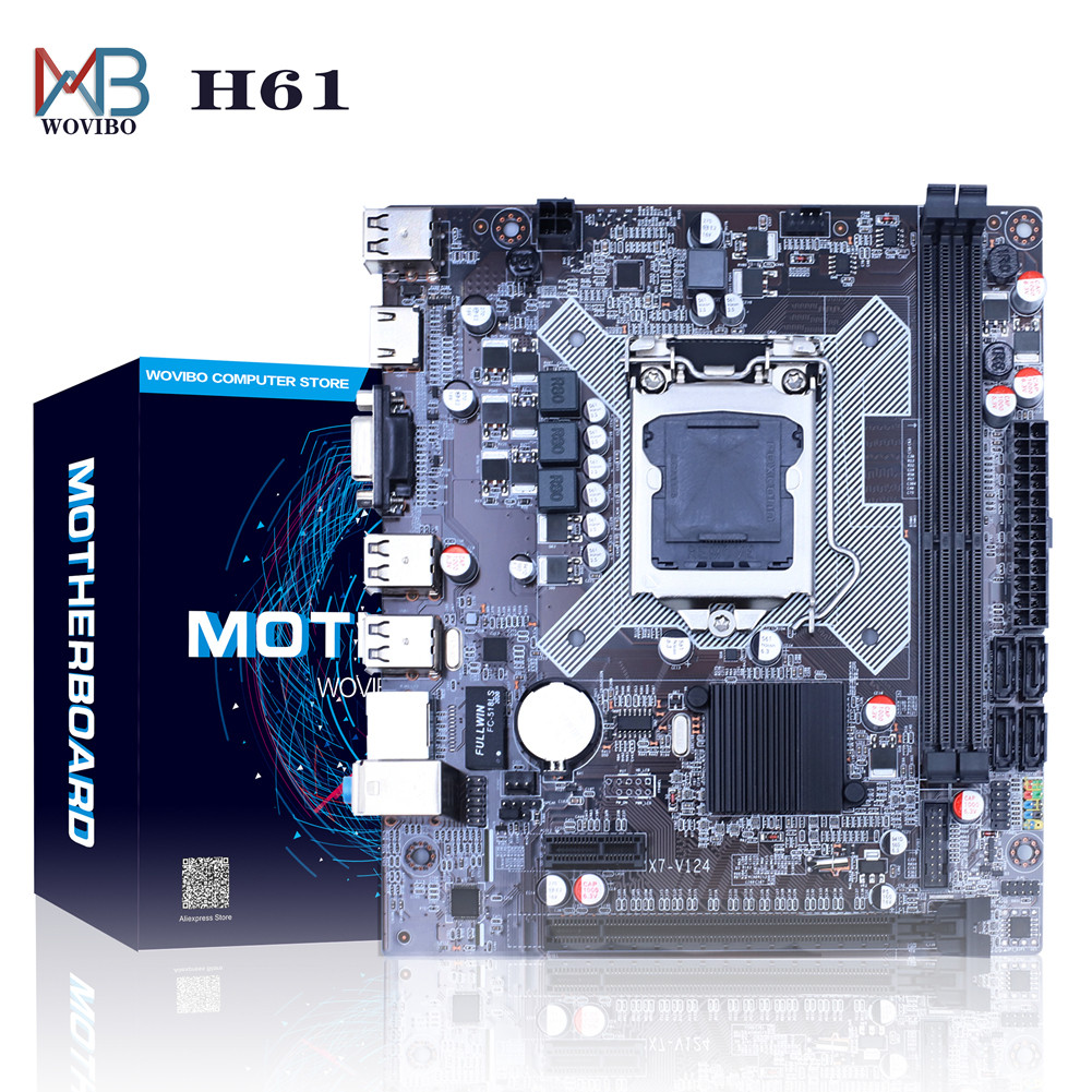 Jual Casing Laptop H61 LGA 1155 Motherboard DDR3 Dual Channels Memory ...