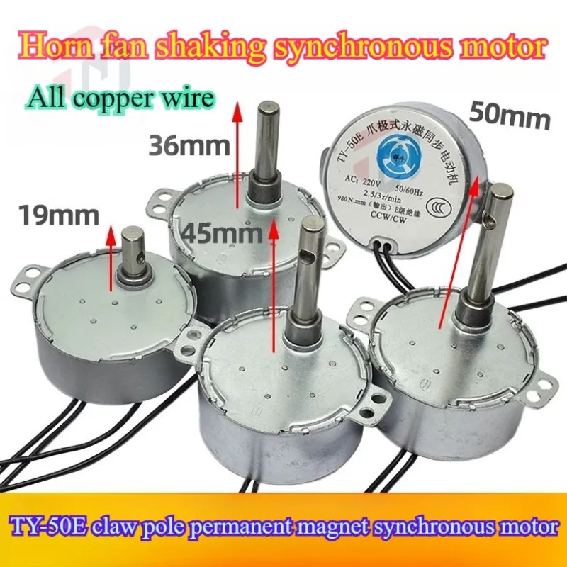 Jual Ty-50E Claw Pole Permanent Magnet Synchronous Motor Ac220V 50Hz ...