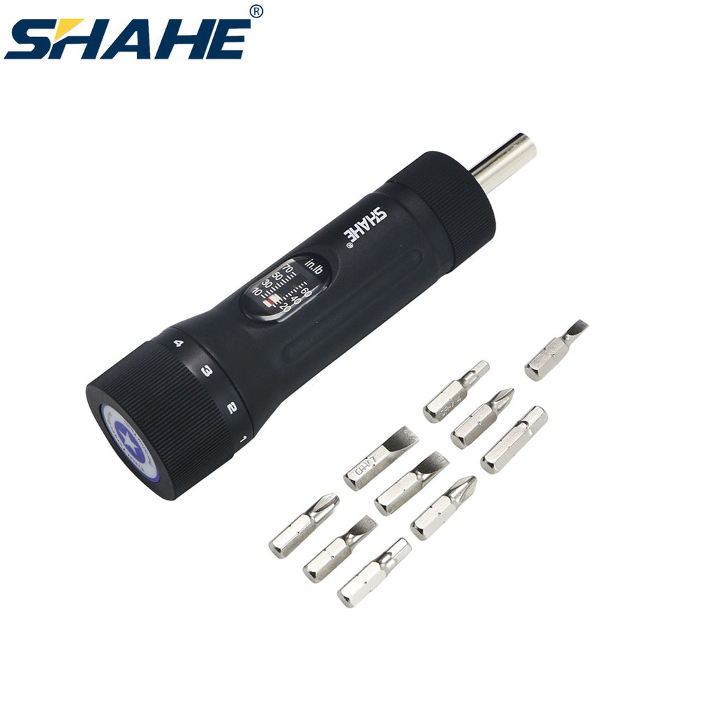 Jual SHAHE Torque Wrench Torque Driver Maintenance Tools Bike Repairing with 10-70 in-lbs Torque ...