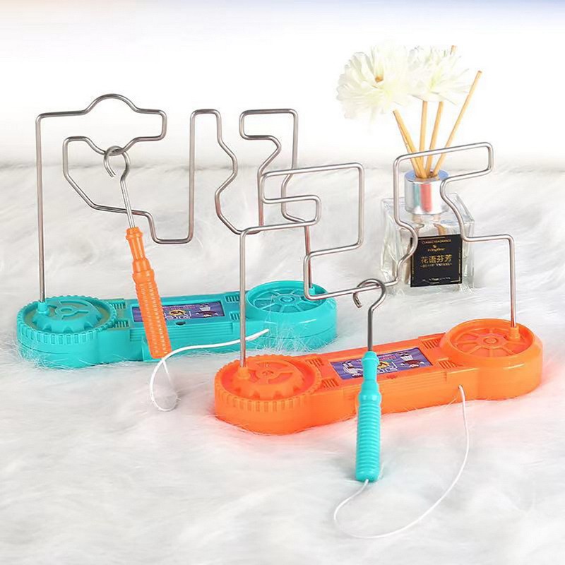 Jual Collision Electric Shock Kids Toys Funny Electric Touch Maze Game ...