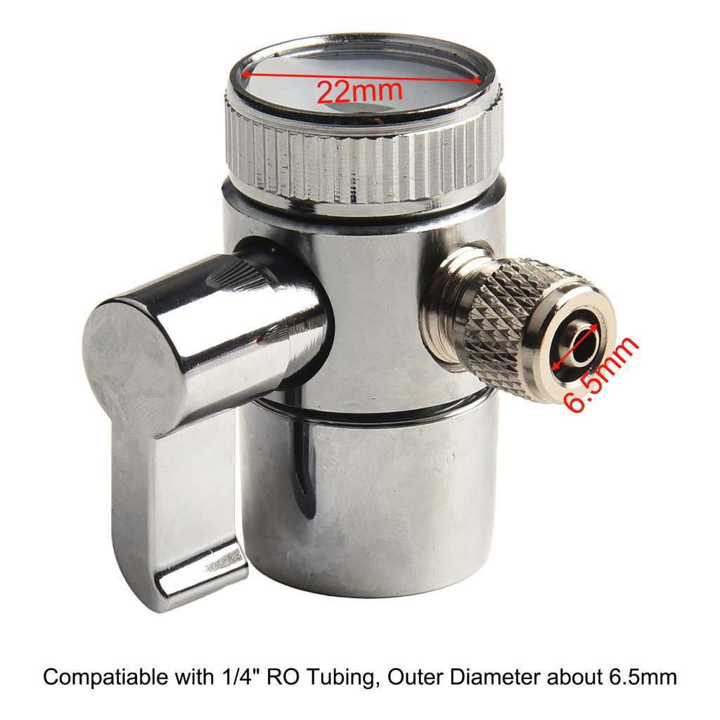 Jual Sink Faucet Diverter Valve Faucet All Copper Switch Adapter Water ...