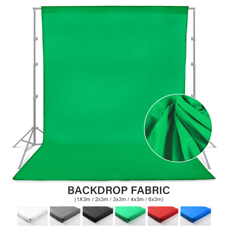 Jual 3Mx1/2/3/4/6M Photography Backdrops Muslin Cotton Black Green ...