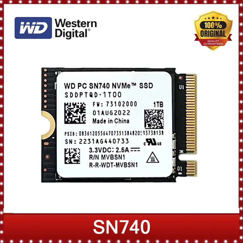 Jual Western Digital WD SN740 2TB 1TB 512GB M.2 SSD 2230 NVMe PCIe Gen ...