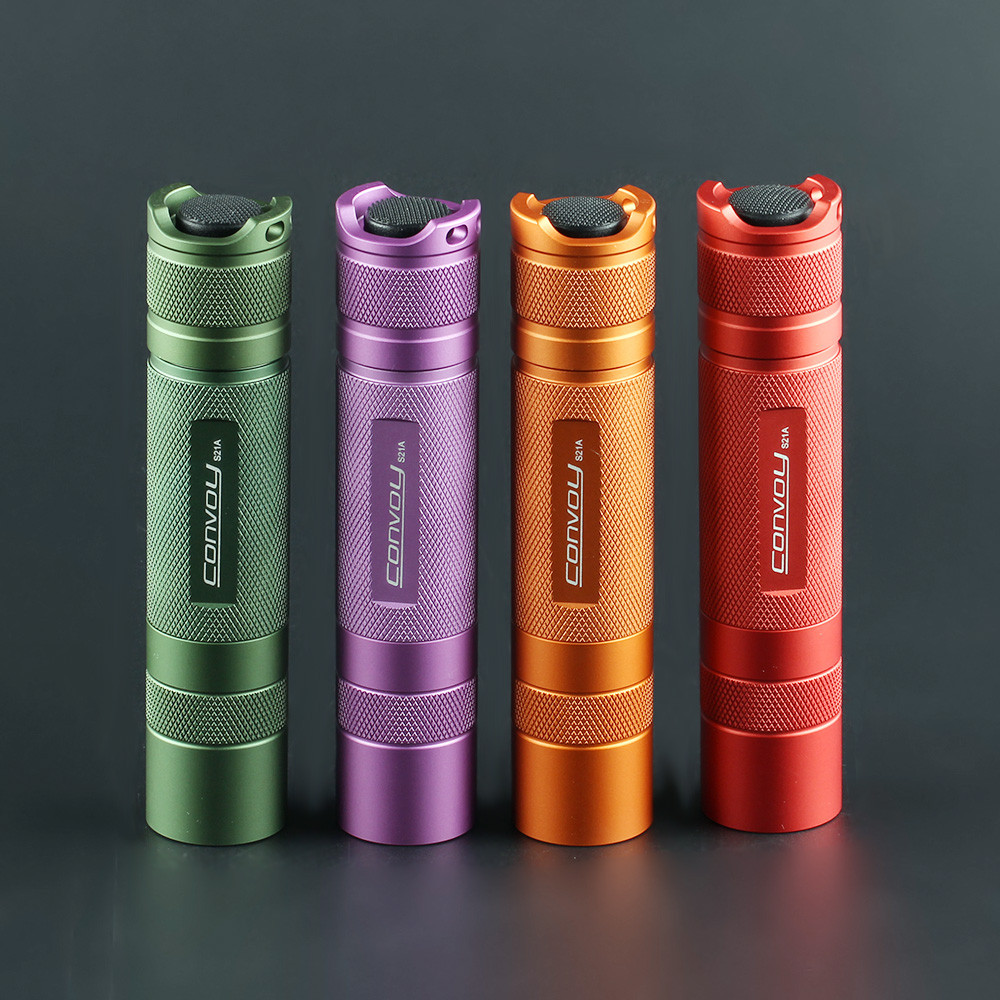 Jual Convoy S21A Flashlight EDC Torch Flash Light SST40 2300lm Linterna ...